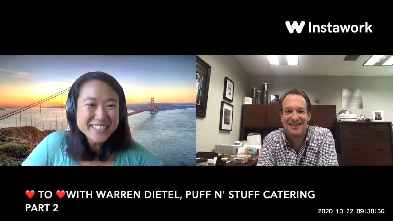 ️ to ️ with Warren Dietel, Puff n' Stuff Catering - Fall 2020 on Vimeo