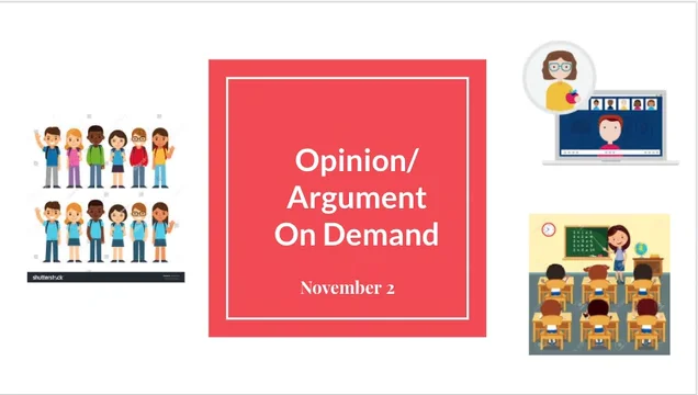 11/2 Writing On Demand Opinion Arugment Essay on Vimeo