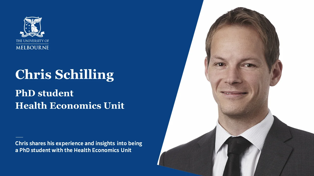 PhD studies with the Health Economics Unit - Chris Schilling on Vimeo