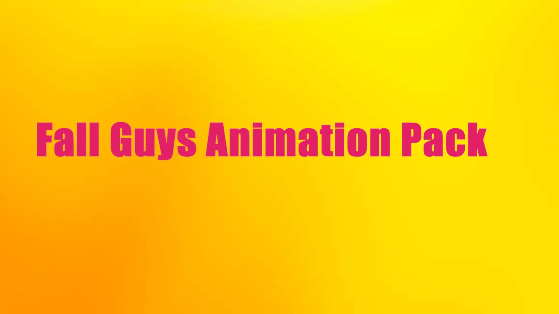 Fall Guys Animation Pack
