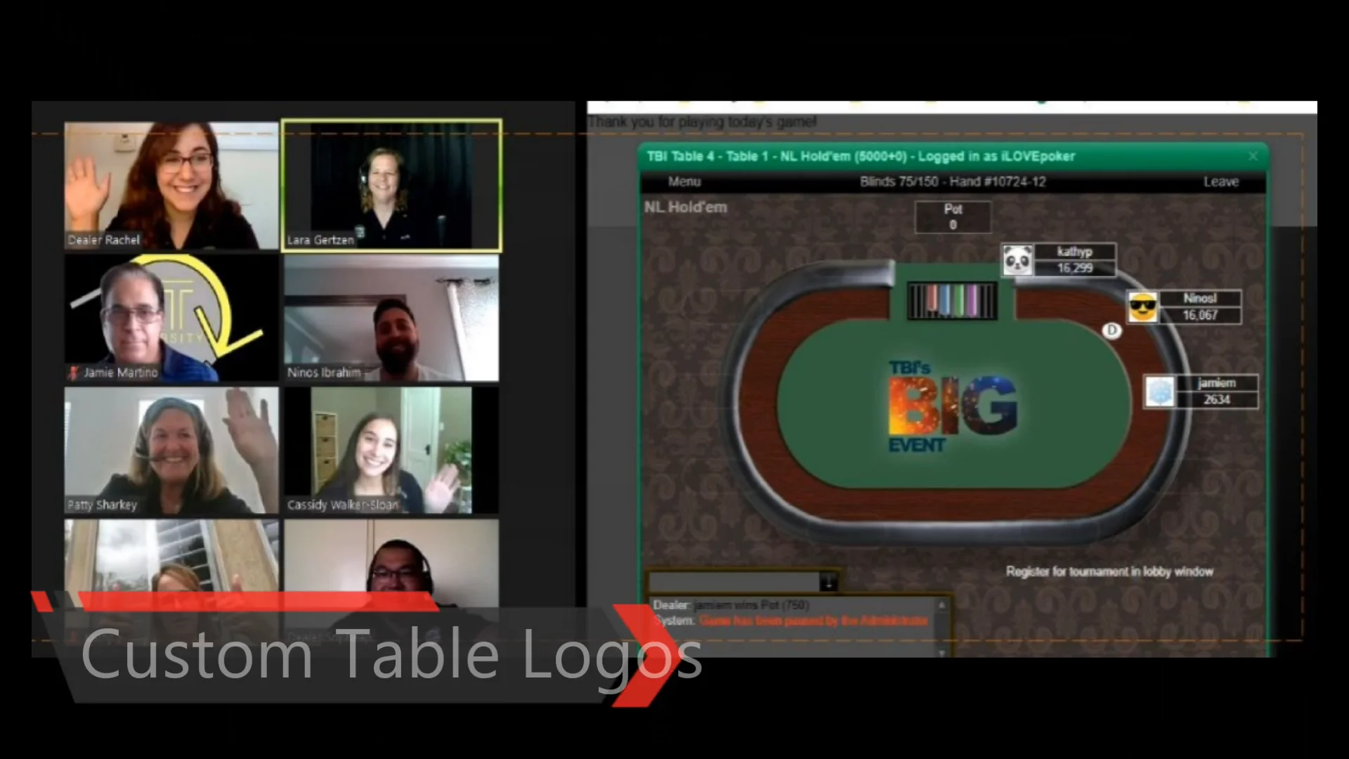 Virtual Poker Tournament with Live Dealers on Vimeo