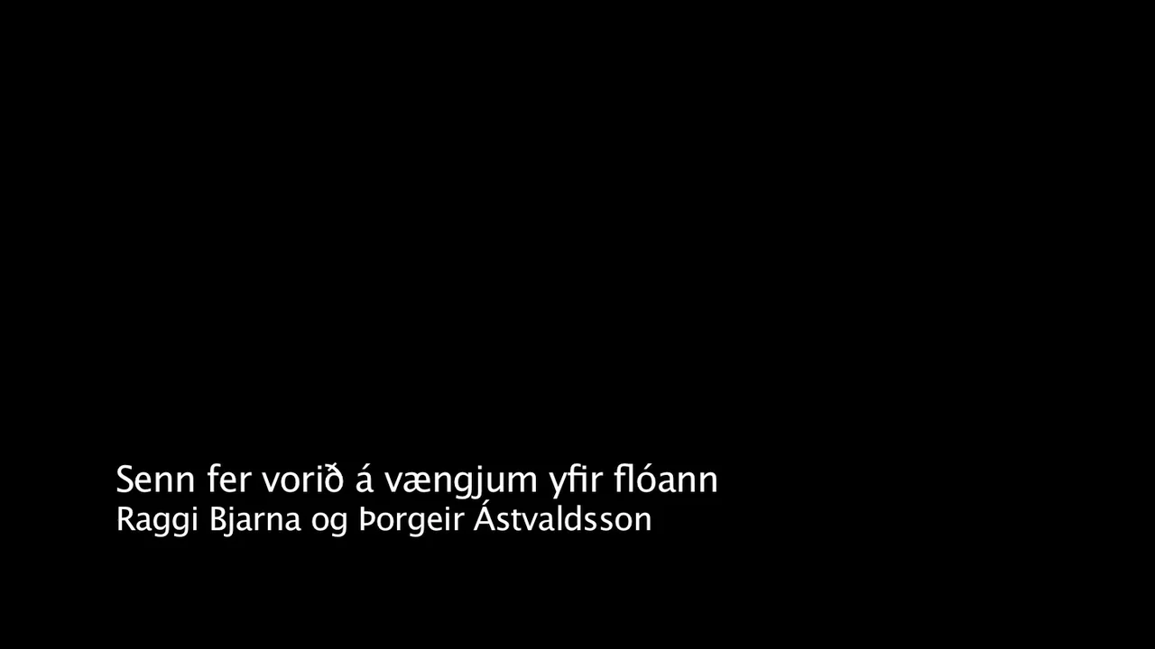 „Senn fer vorið á vængjum yfir flóann“ - Ragnar Bjarnason og Þorgeir ...