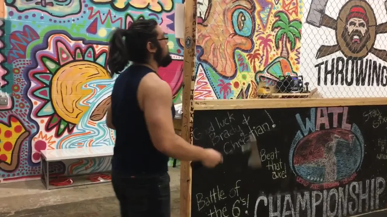 David Van Tassell - Axe Throwing Demo on Vimeo