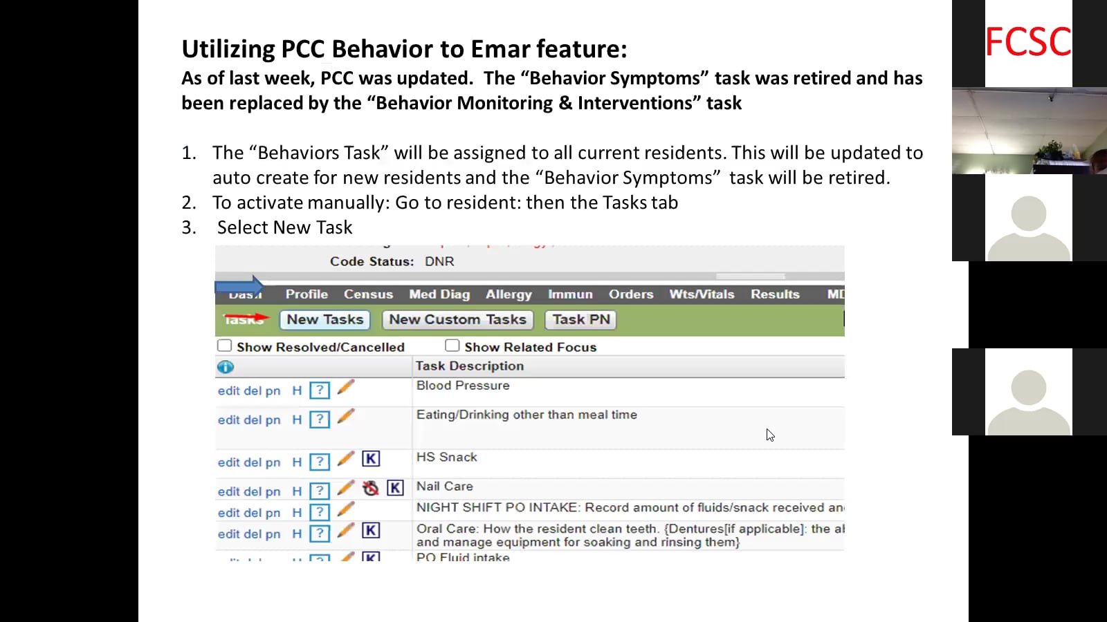 Training - PCC Feature - NEW Behavior Monitoring and Interventions - 11 ...