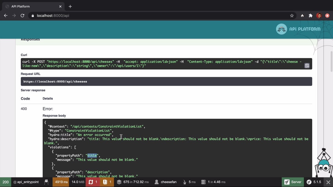 Input Dto Class Api Platform 2 Part 3 Custom Resources Symfonycasts
