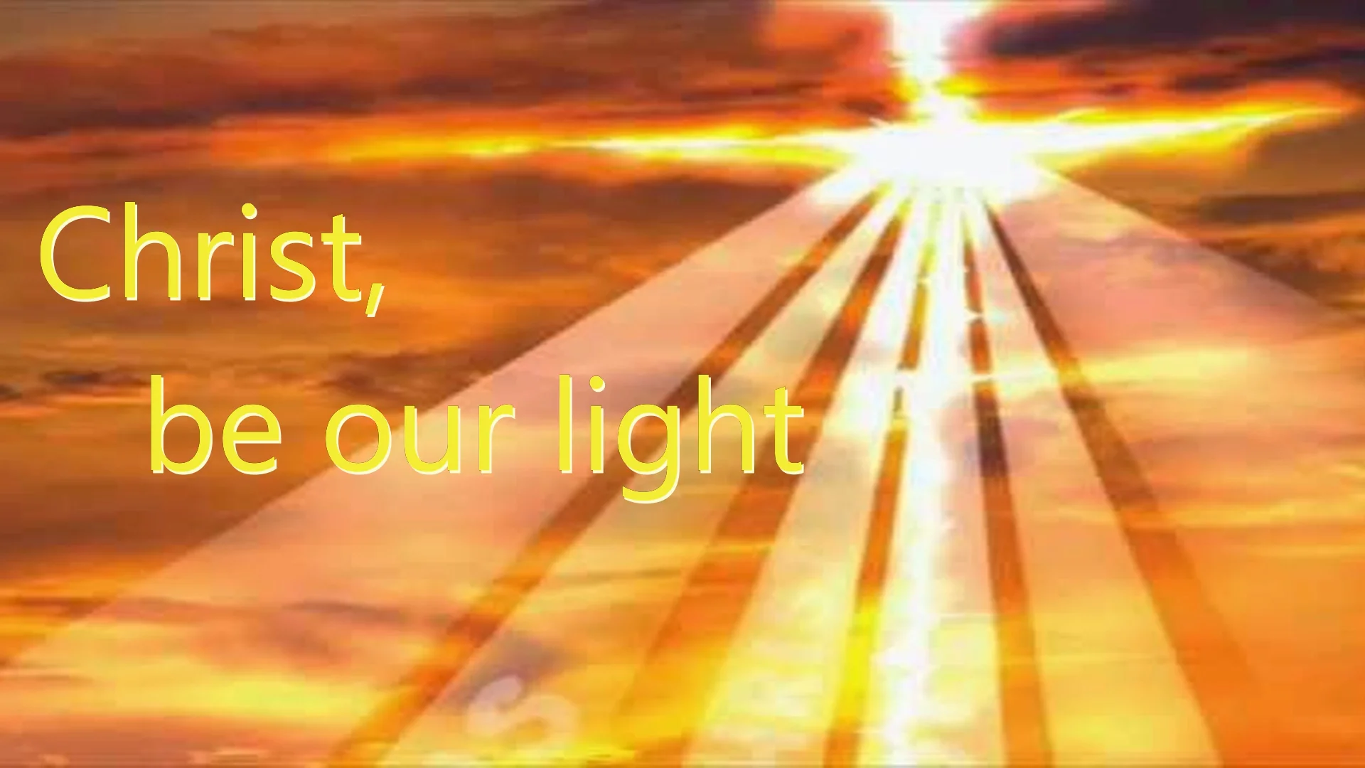 Christ Be Our Light - John Rowe's edit on Vimeo