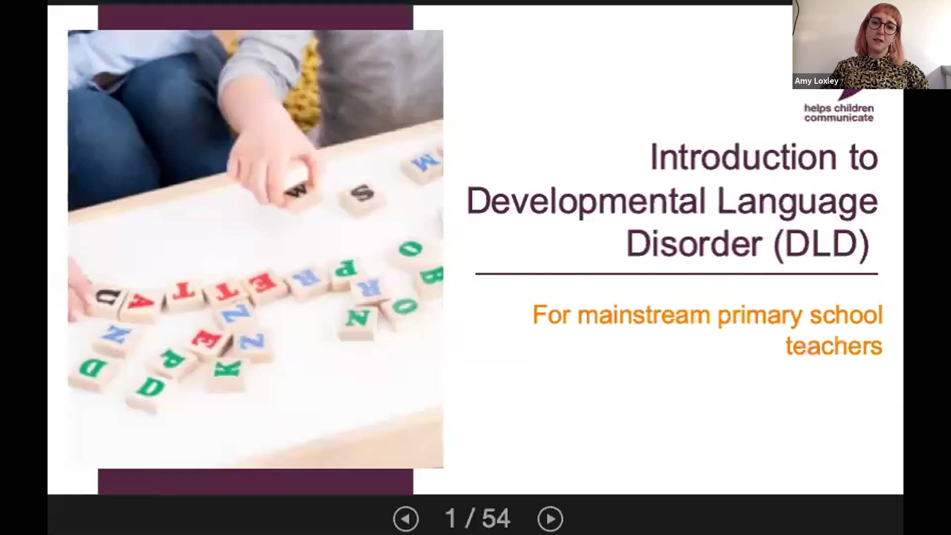 DLD Webinar Series - Primary School Teachers on Vimeo