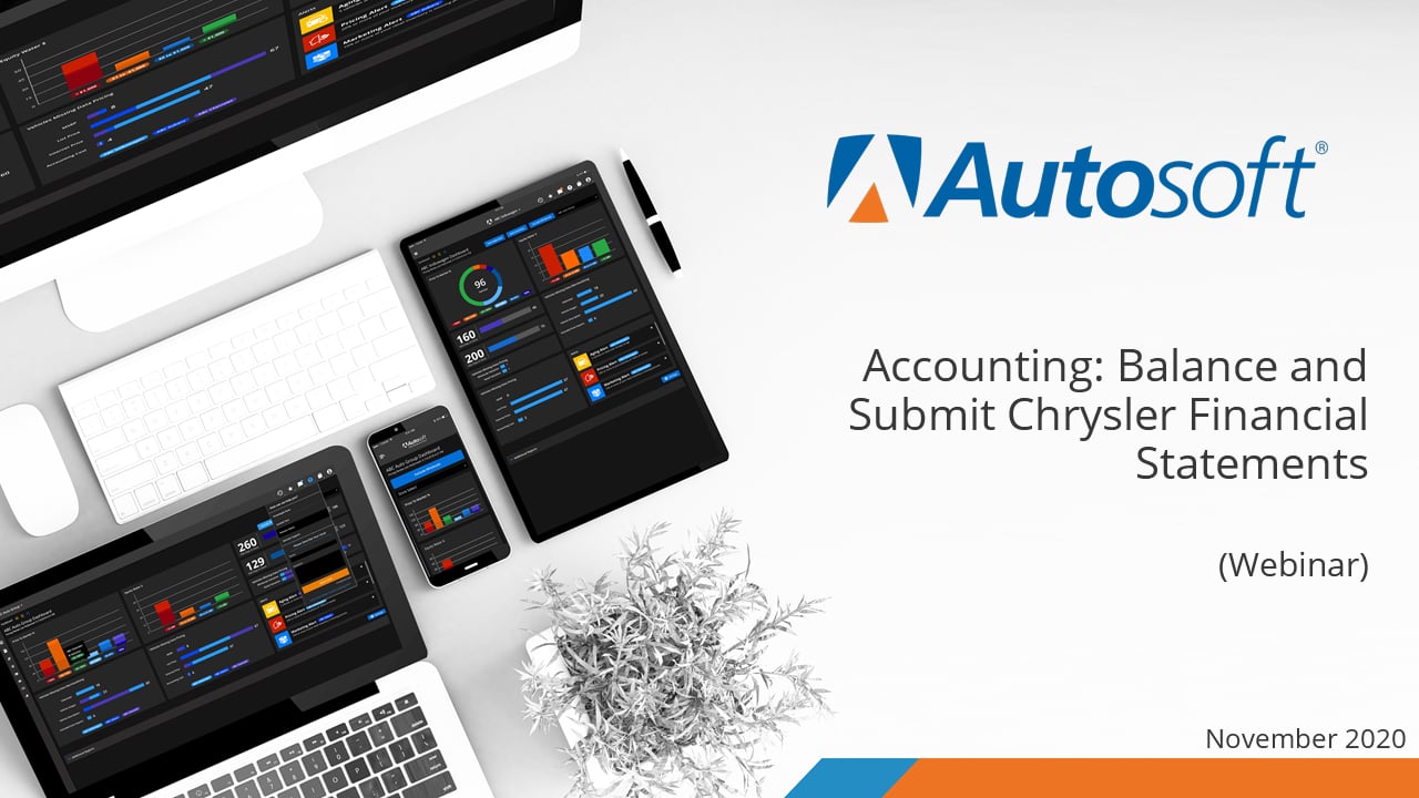 Accounting: Balance and Submit Chrysler Financial Statements on Vimeo
