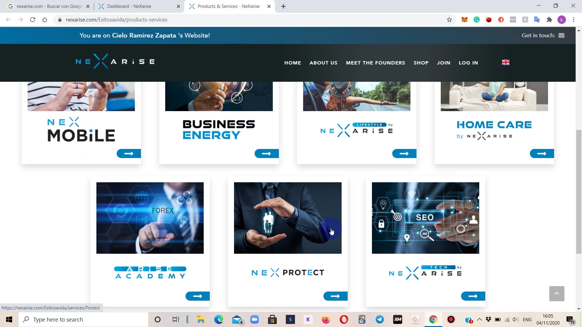 Products nexarise on Vimeo