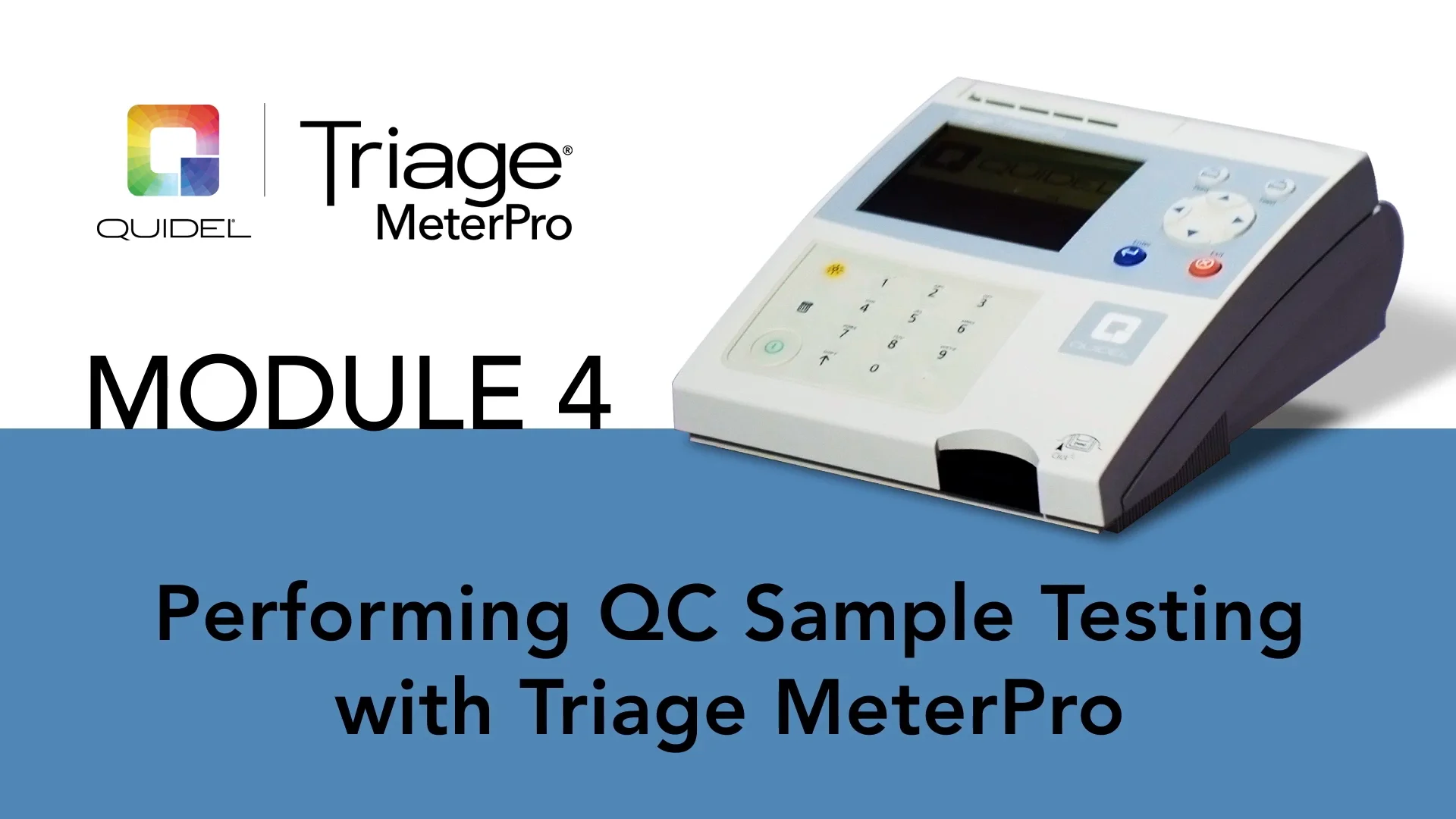Quidel Triage Module 4