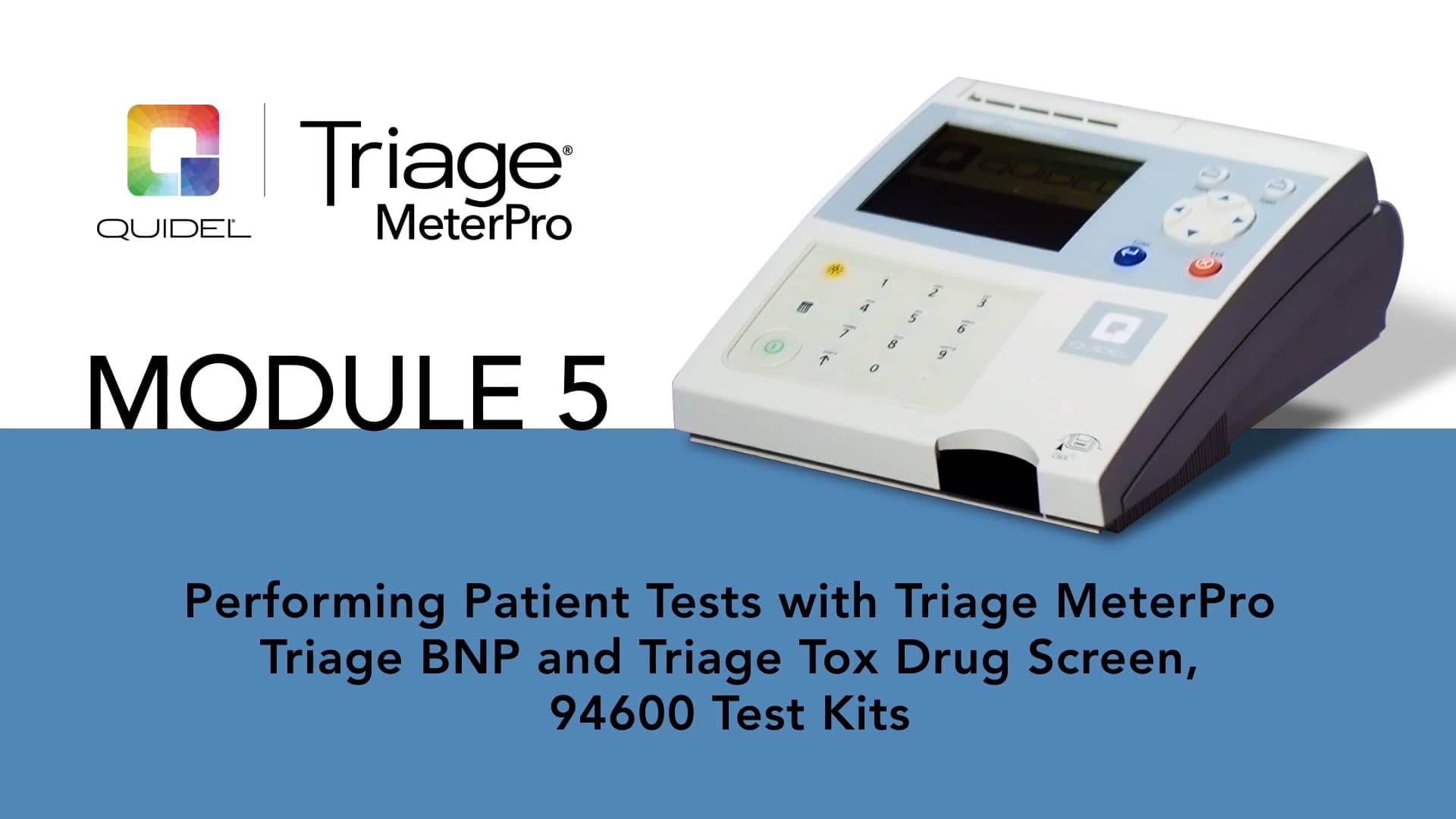 Quidel Triage Module 5 on Vimeo