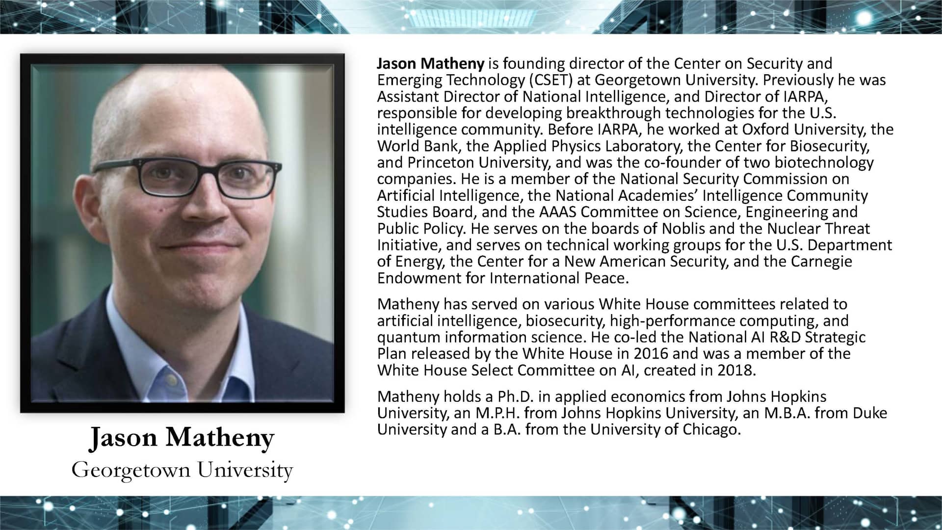 Jason Matheny on Vimeo