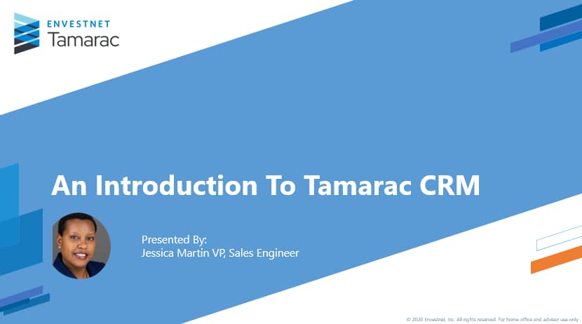An Introduction To Tamarac CRM on Vimeo