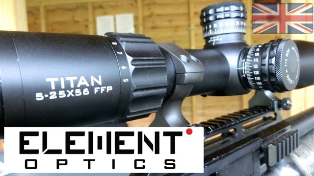 Element Titan 5-25x56 FFP Scope - Review - Airgun101