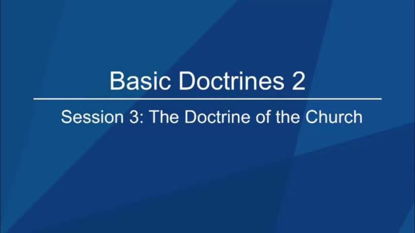 Basic Doctrines 2 – GLC