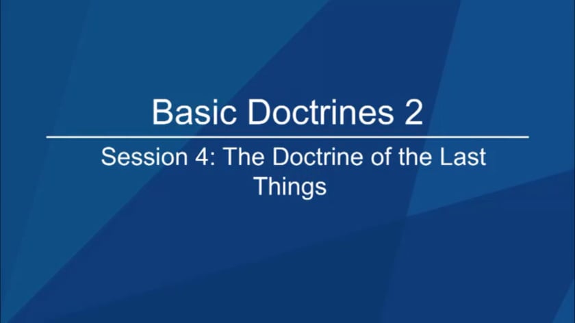 Basic Doctrines 2 Glc