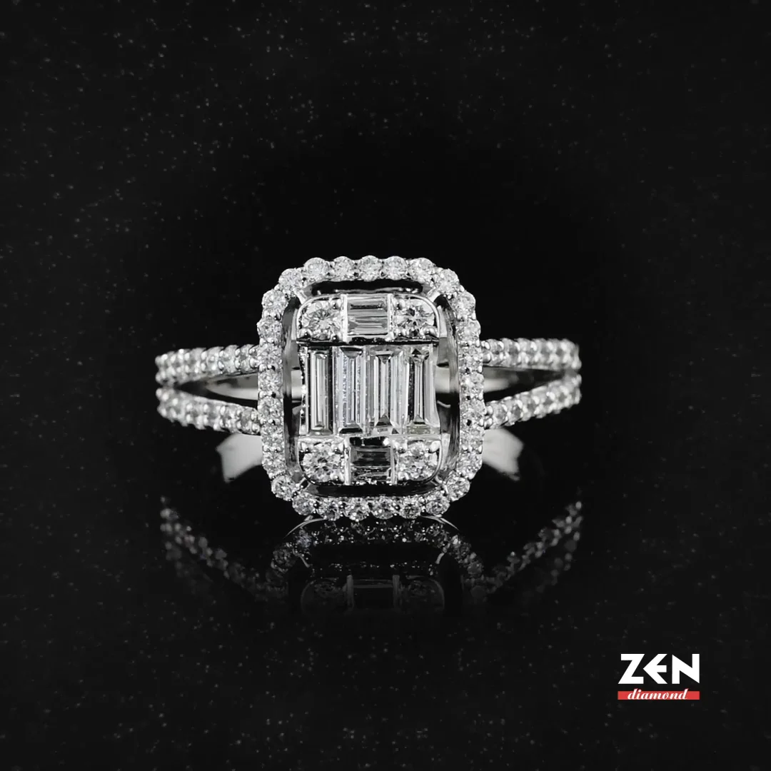 0.85 ct Baguette Diamond Ring - 3000725701 / ZEN Diamond - US 0.85 ct Baguette Diamond Ring - 3000725701 / ZEN Diamond - US