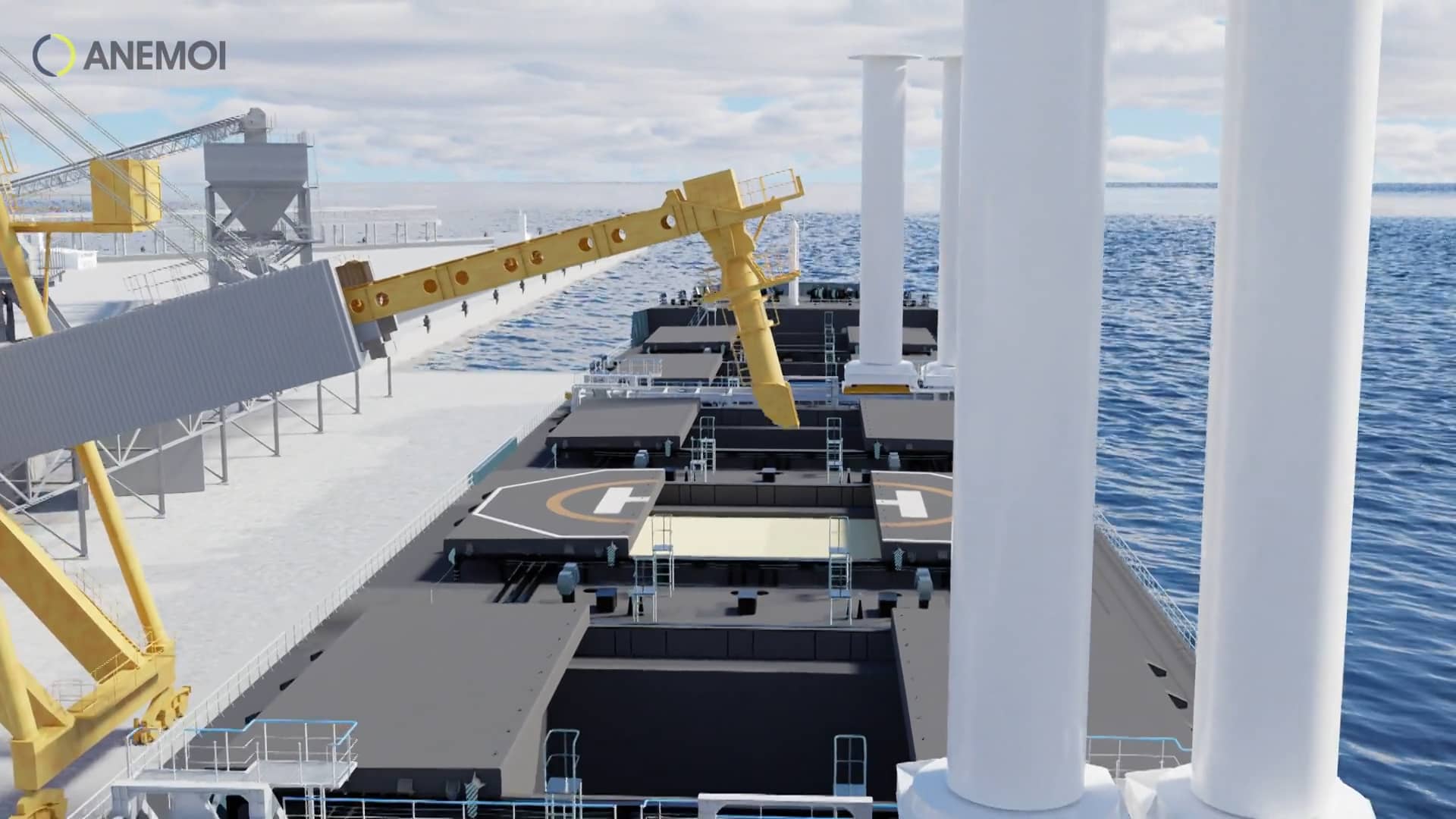 Anemoi Rotor Sails - Rail Deployment Demo on Vimeo