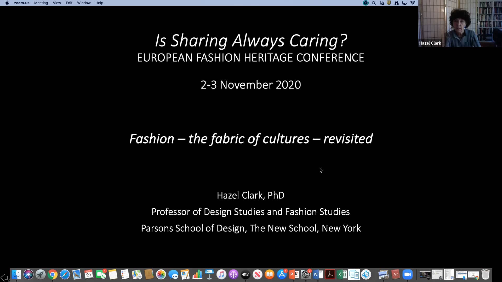 EFHA 2020 – 03 HAZEL CLARK, Fashion – the fabric of cultures ...