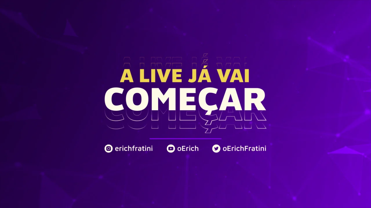 A live já vai começar
