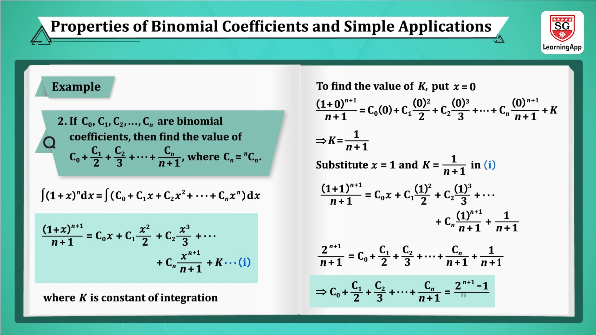 04 Properties Of Binomial Coefficients And Simple Applications On Vimeo