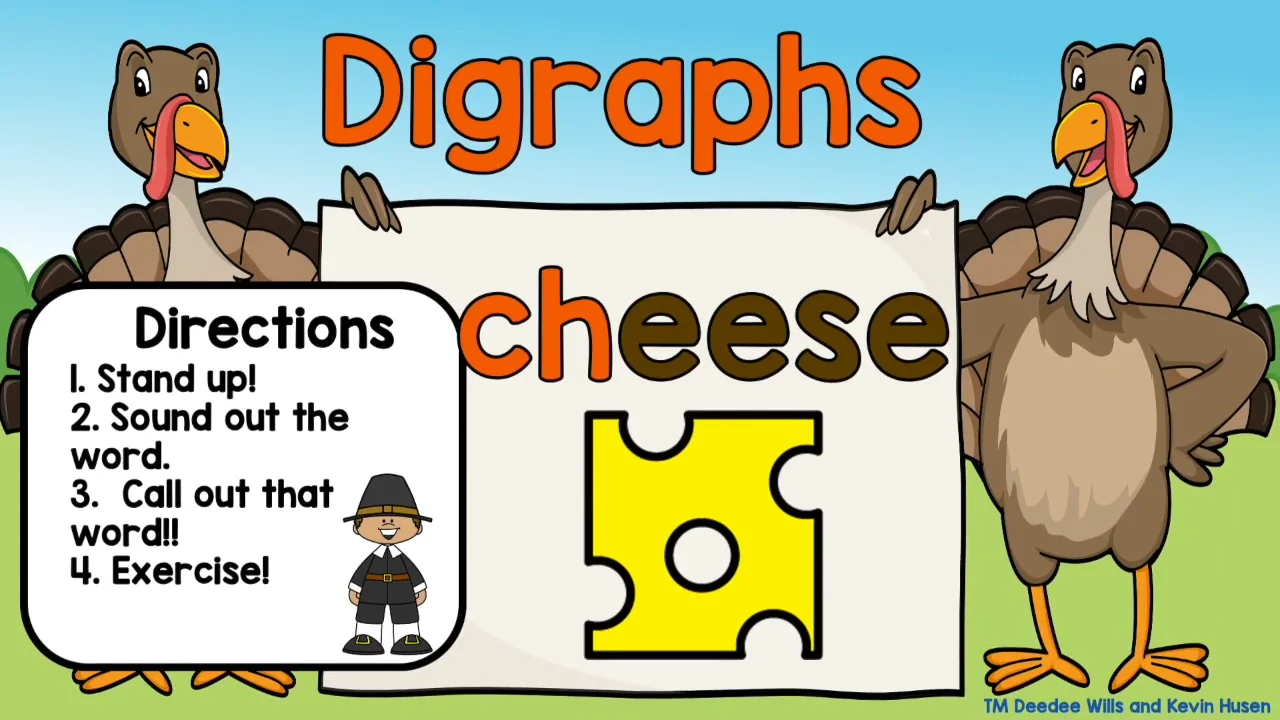 November 1st Digraph Words