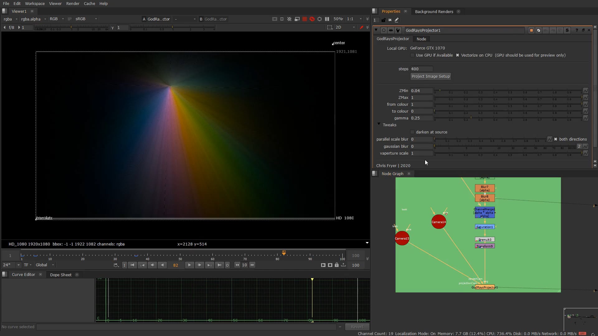 GodRaysProjector | Volume Rays Nuke Gizmo on Vimeo