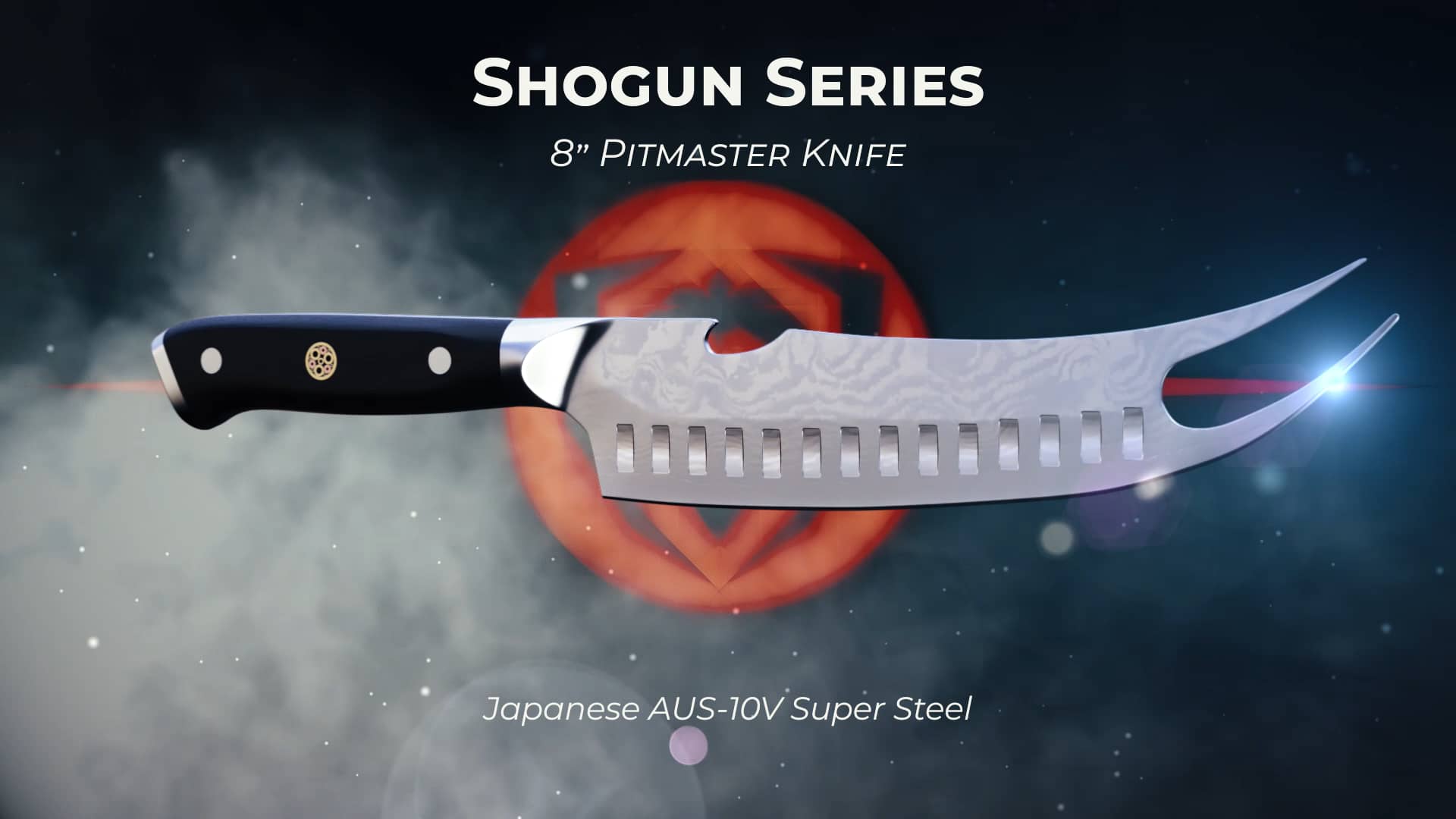 Shogun Series 8" Pitmaster Knife on Vimeo