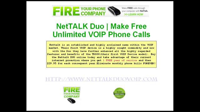 Nettalk Duo - Free Phone Calls with All the Calling Features Included ...