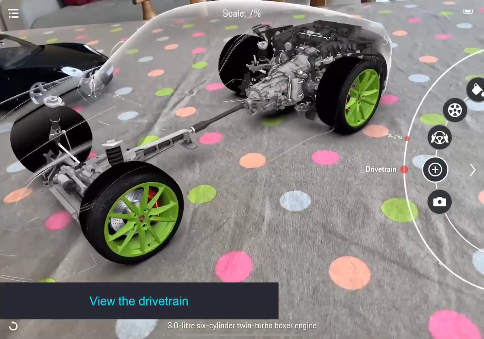 Porsche AR Visualizer (AR app) on Vimeo