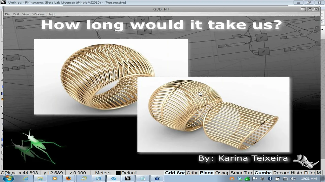 Generative Jewelry Design with Grasshopper and Rhino 5 on Vimeo