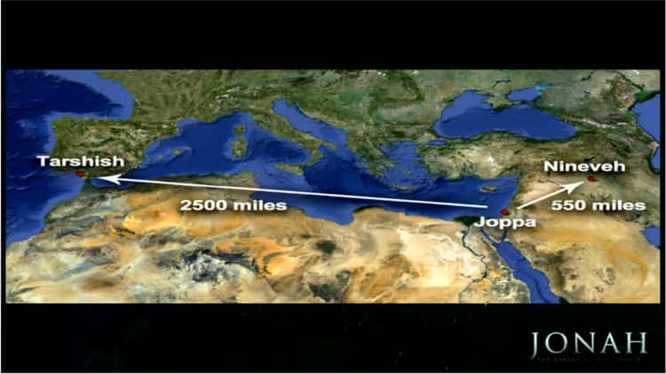 Nineveh And Tarshish Map