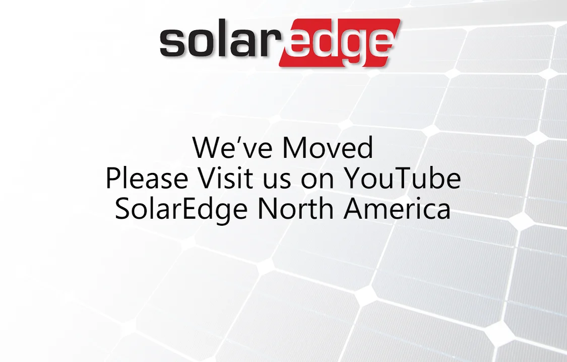 SolarEdge Support - Learning Lab - Inverter - Factory Reset on Vimeo