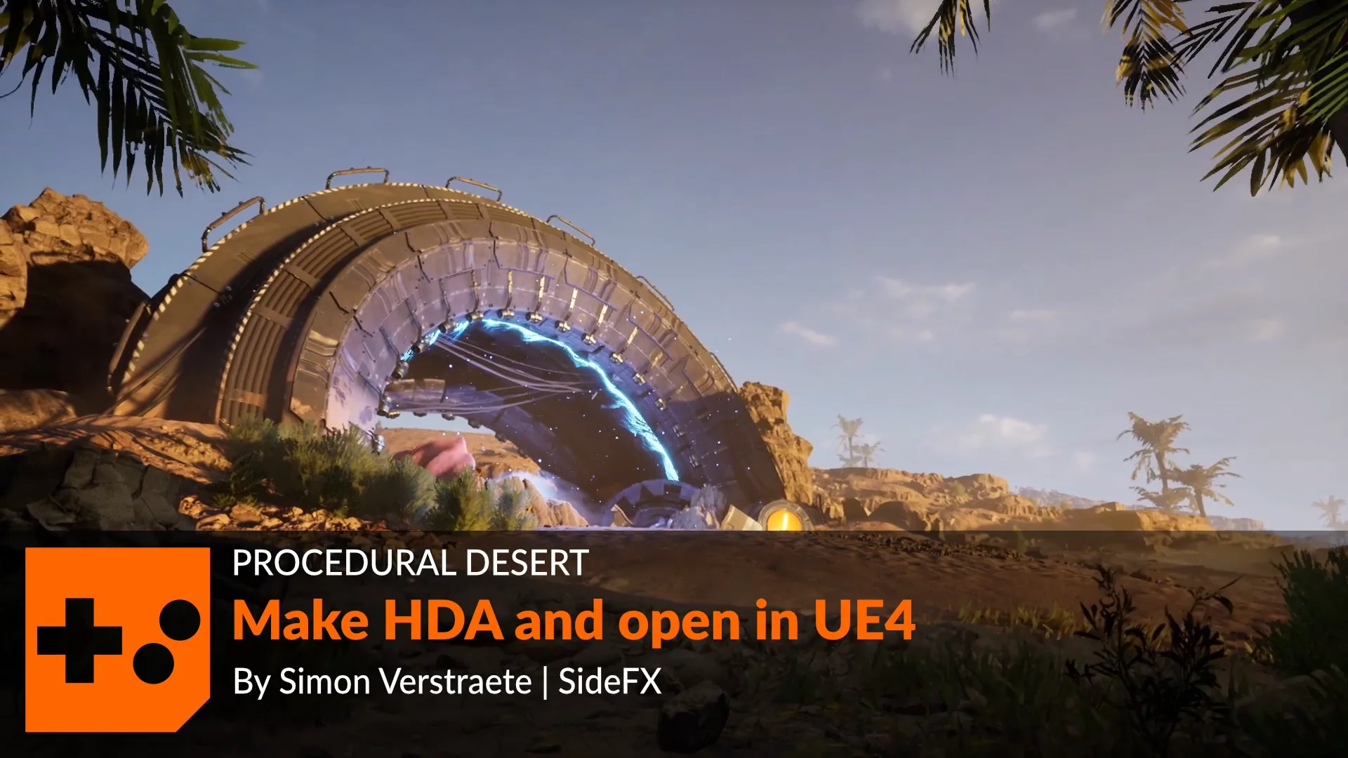 Procedural Desert | UE4 | PT2 Make HDA and Open in UE4