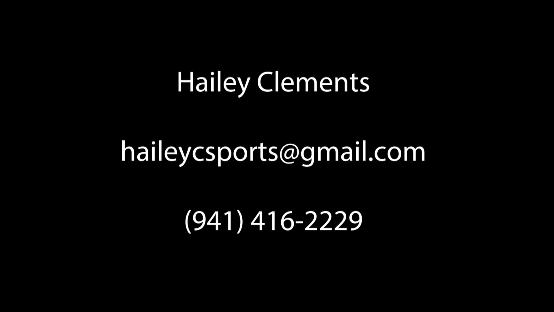 Hailey Clements Reel on Vimeo