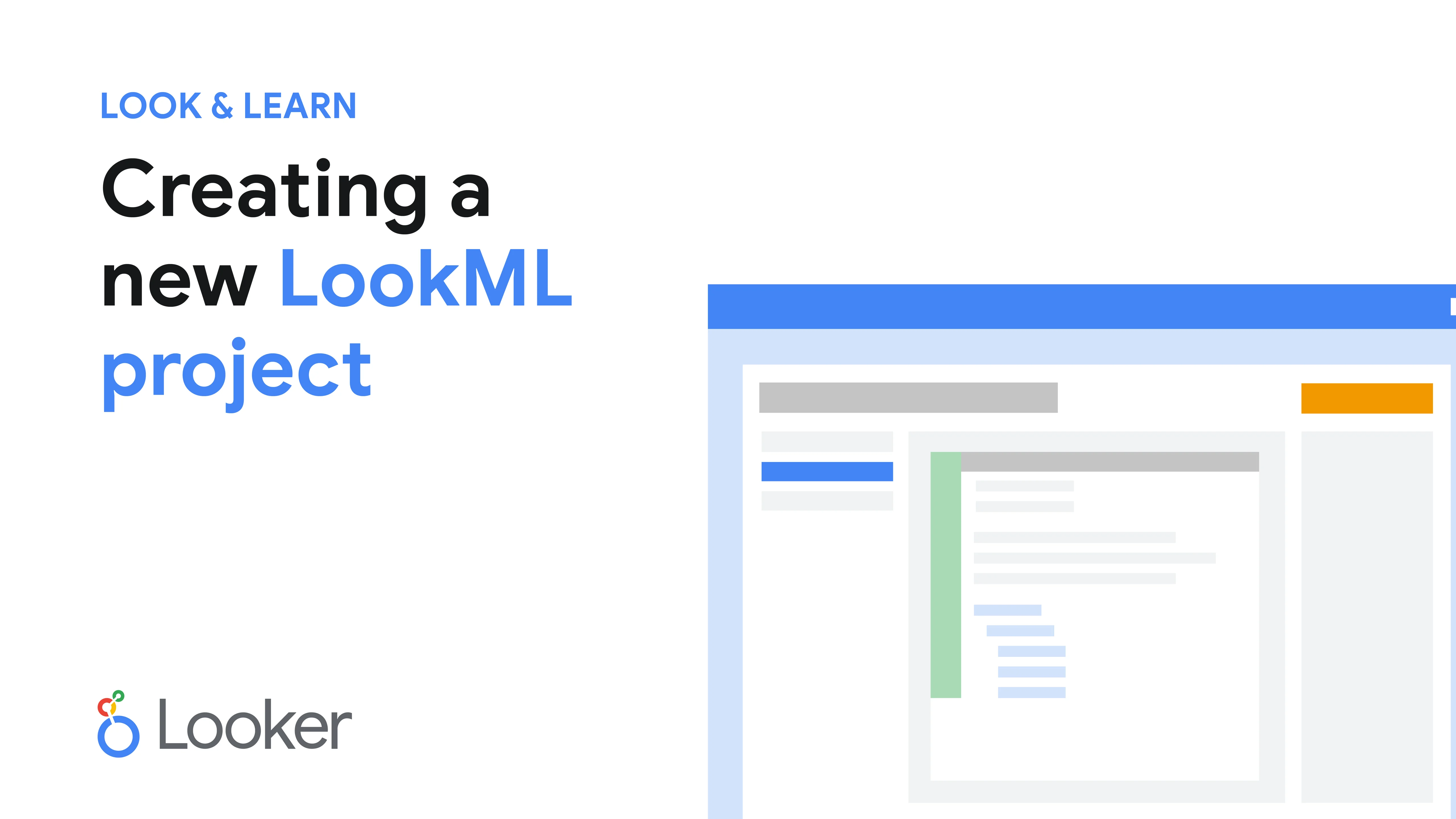 Creating a new LookML project on Vimeo