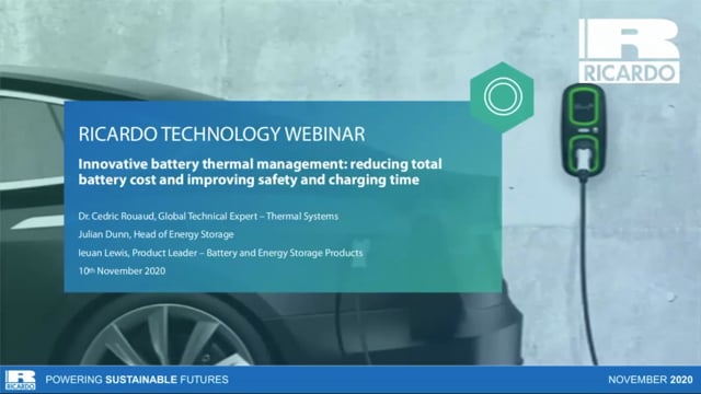 Innovative battery thermal management: reducing total battery cost and ...