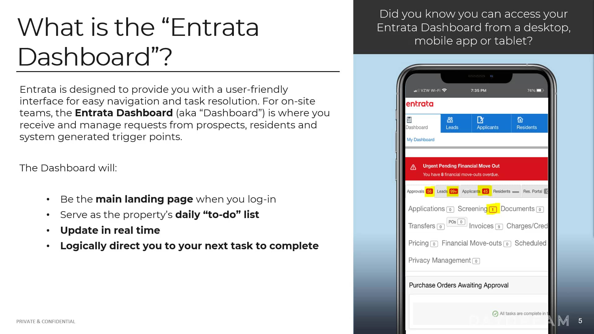 Entrata Learning Series: Entrata Dashboard on Vimeo