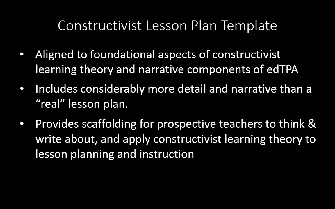 Constructivist Lesson Planning Enhanced Template