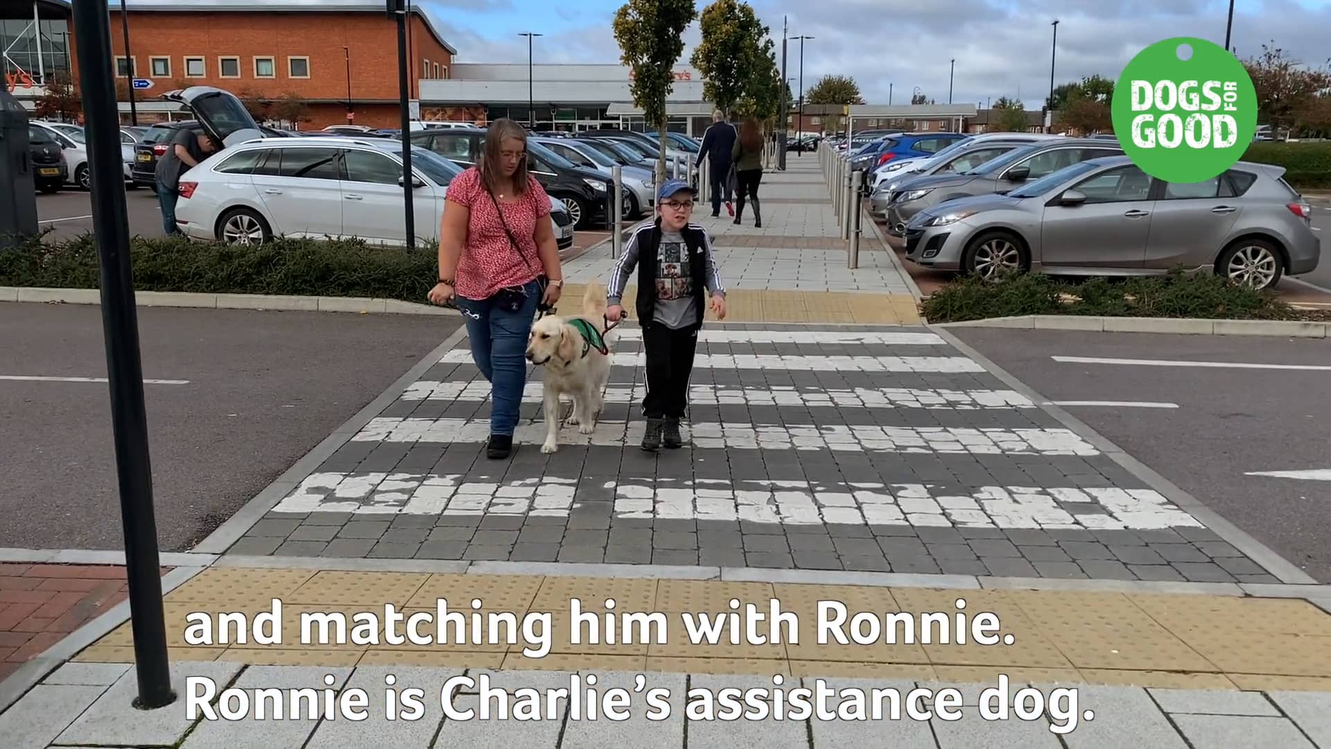 Charlie and assistance dog Ronnie - Dogs for Good on Vimeo