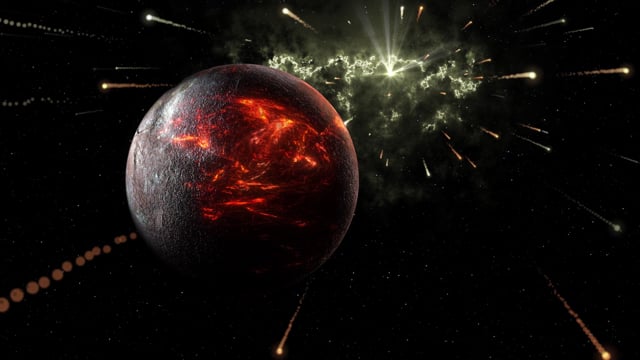 Planet, Asteroid Fragment, Explosion. Free Stock Video - Pixabay