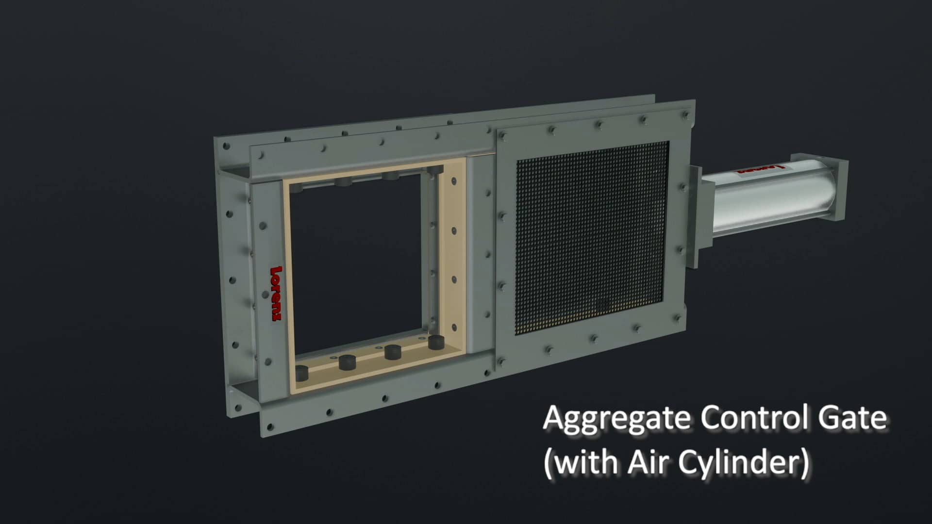 3D Lorenz Aggregate Control Gate (with Air Cylinder) on Vimeo