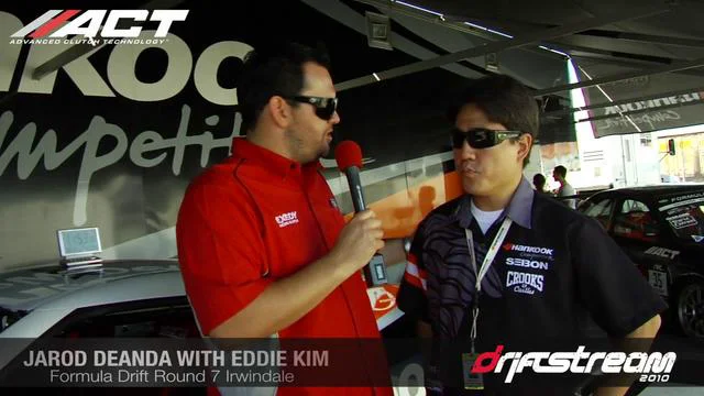 Jarod DeAnda interviews Eddie Kim at round 7 of Formula Drift in ...