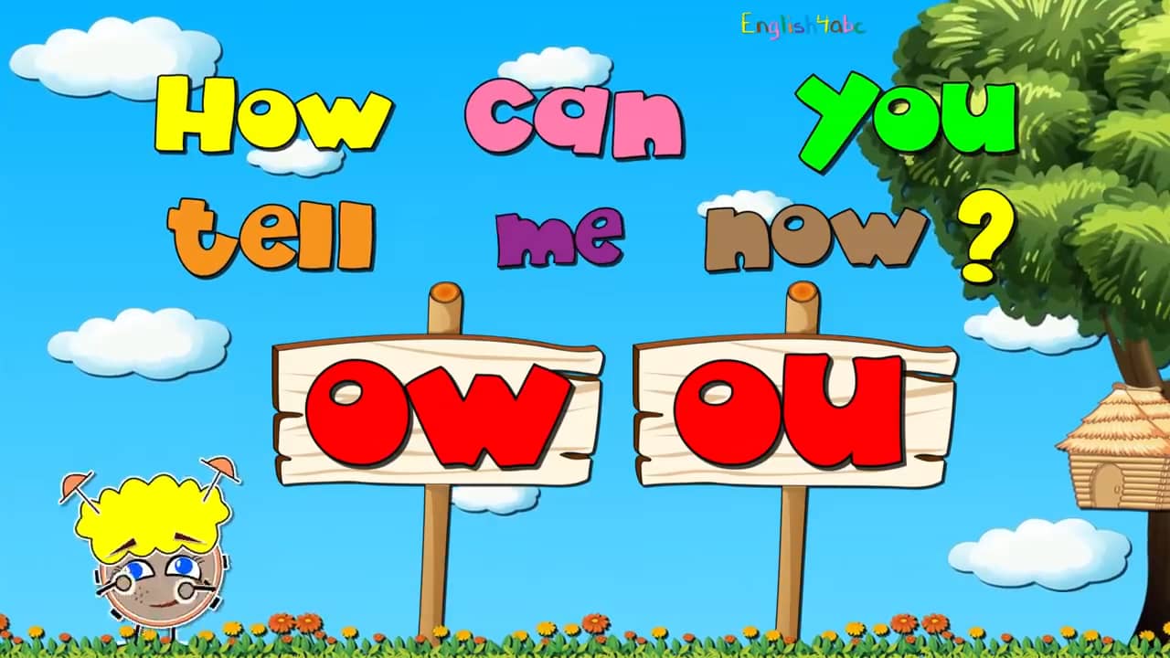 The Sound of Ou_Ow - Diphthong 'ou_ow' - Long Vowel 'ou_ow ...