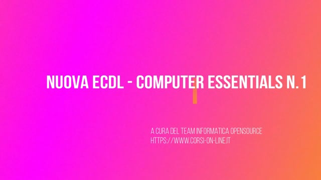 Informatica - Nuova ECDL on Vimeo