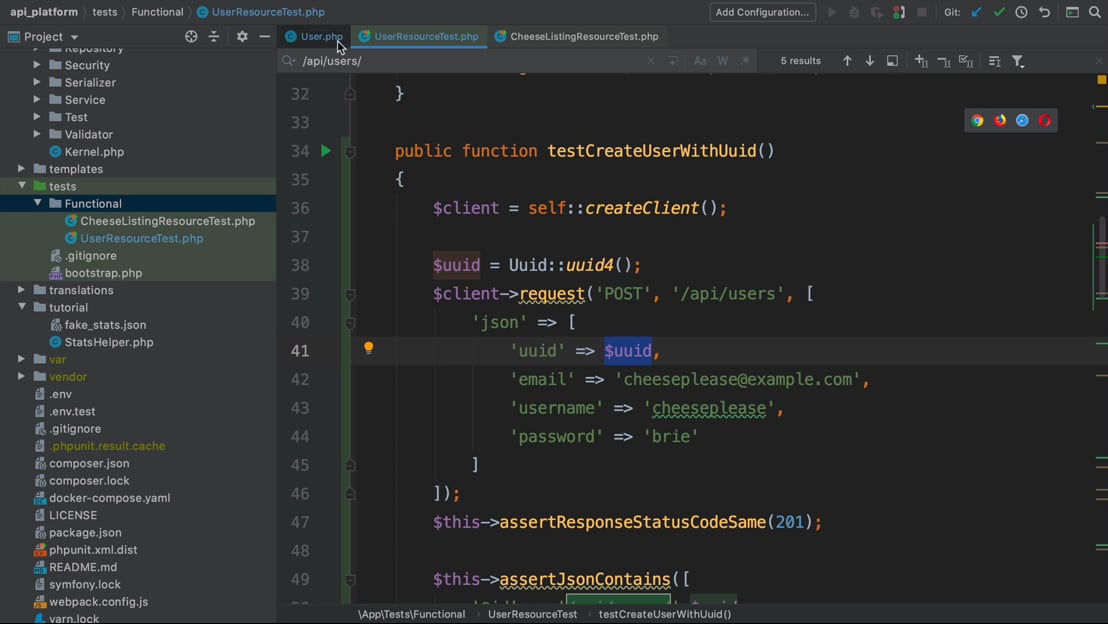 Setting The Uuid On Post Api Platform 2 Part 3 Custom Resources Symfonycasts