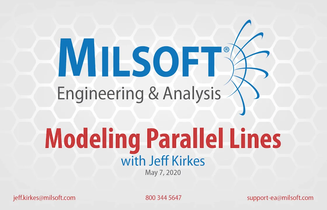 Engineering & Analysis (EA) Tutorials - Modeling Parallel Lines on Vimeo