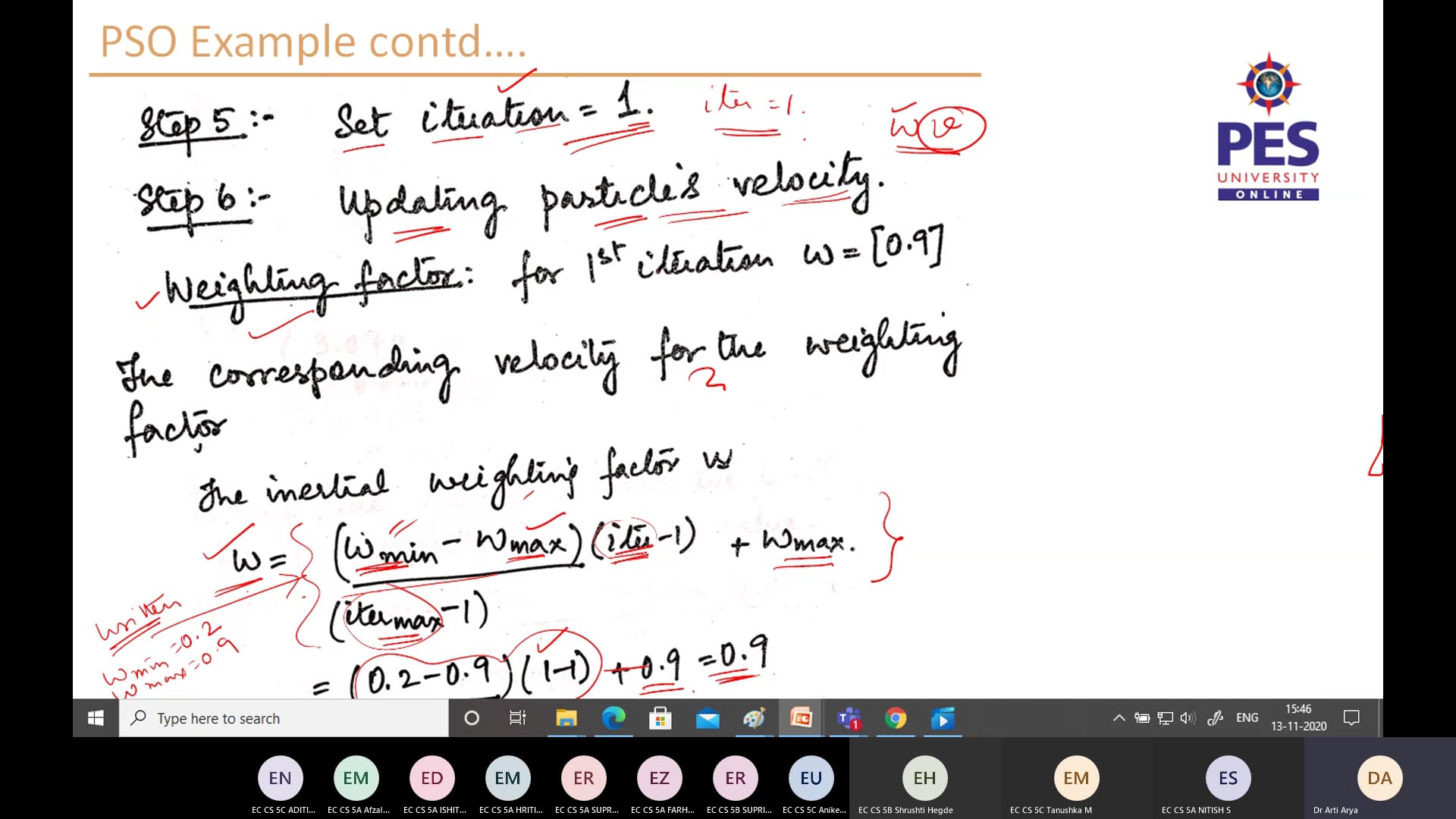 Example of PSO contd..... on Vimeo
