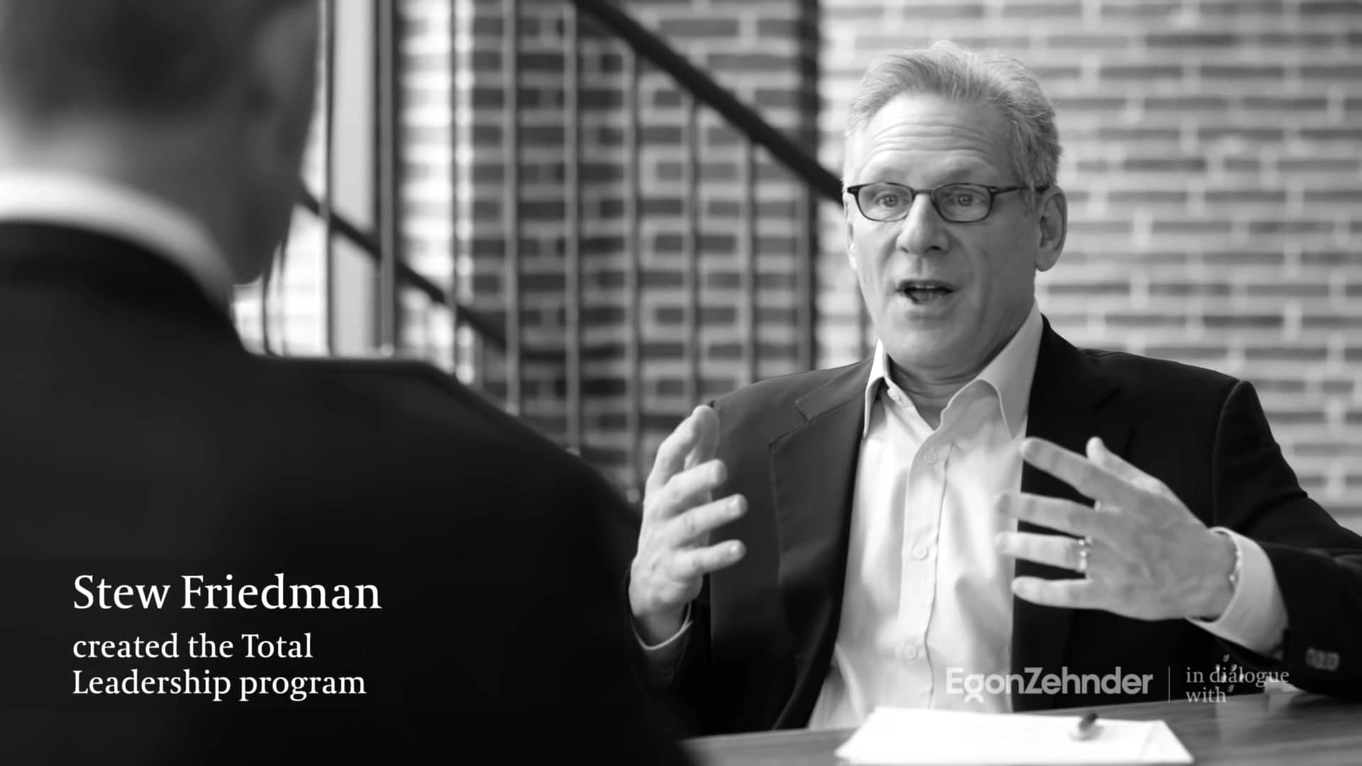 Prof. Stew D. Friedman describes work-life integration on Vimeo