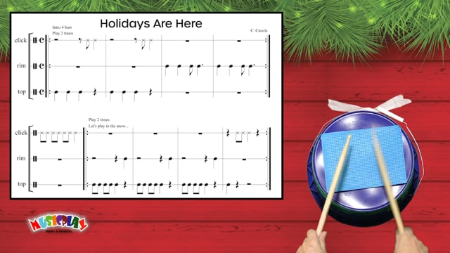 Christmas Bucket Drumming | MusicplayOnline